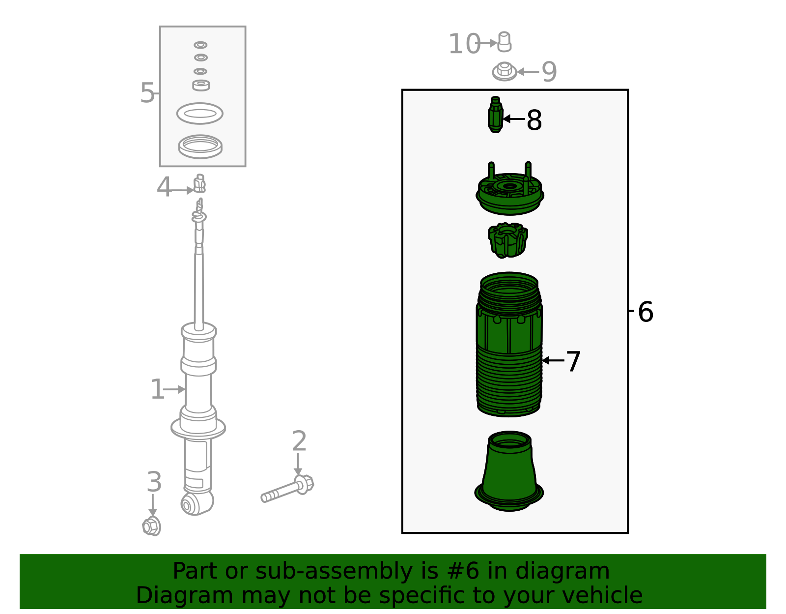 2023-2025 GM Air Spring 85521602 | Capital Chevy Parts