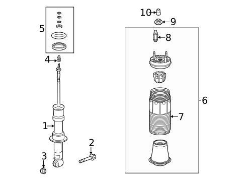 Struts & Components for 2024 Chevrolet Tahoe | GMPartsDirect.com