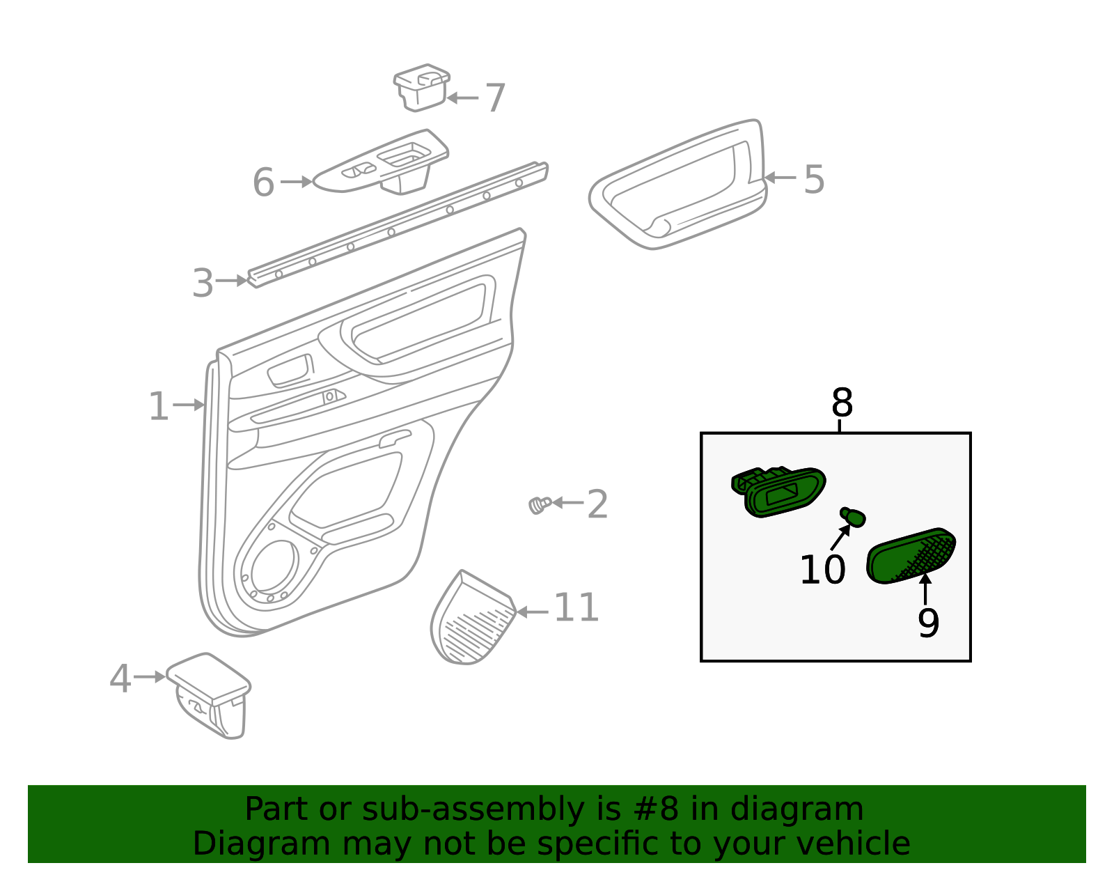 1998-2007 Toyota Land Cruiser Courtesy Light 81310-33010 | OEM Parts Online