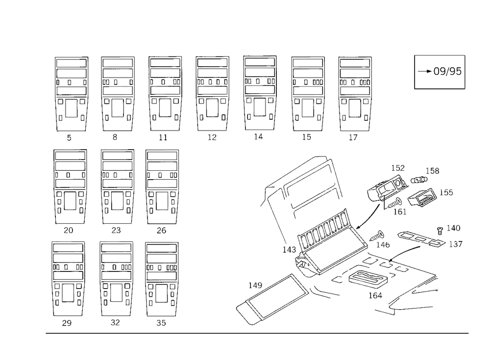 129-680-66-36-4420 - Cover 1954-1993 Mercedes-Benz 300SL | Mercedes ...