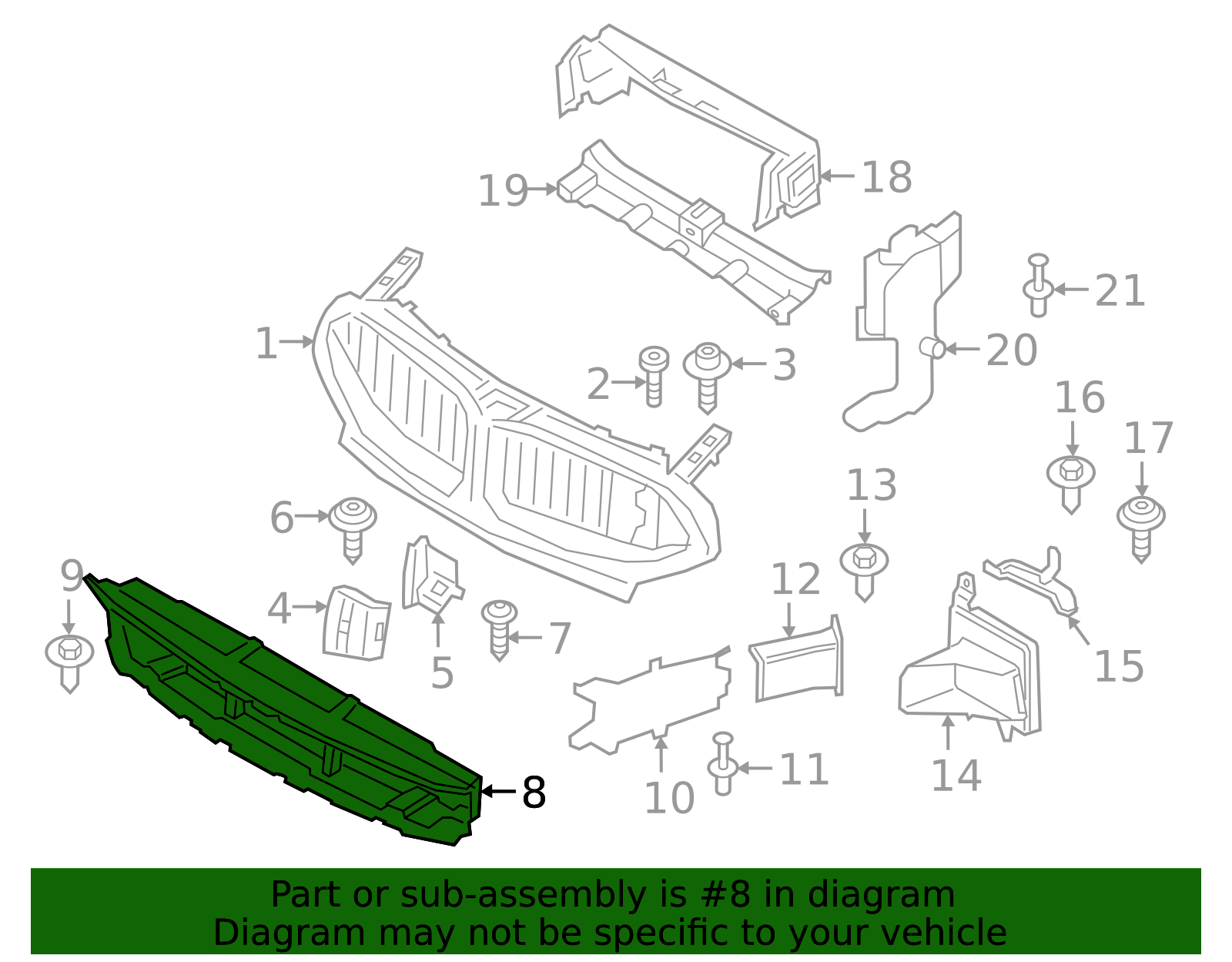 51-74-8-074-830 - Lower Air Guide 2020-2025 BMW | Genuine BMW Parts