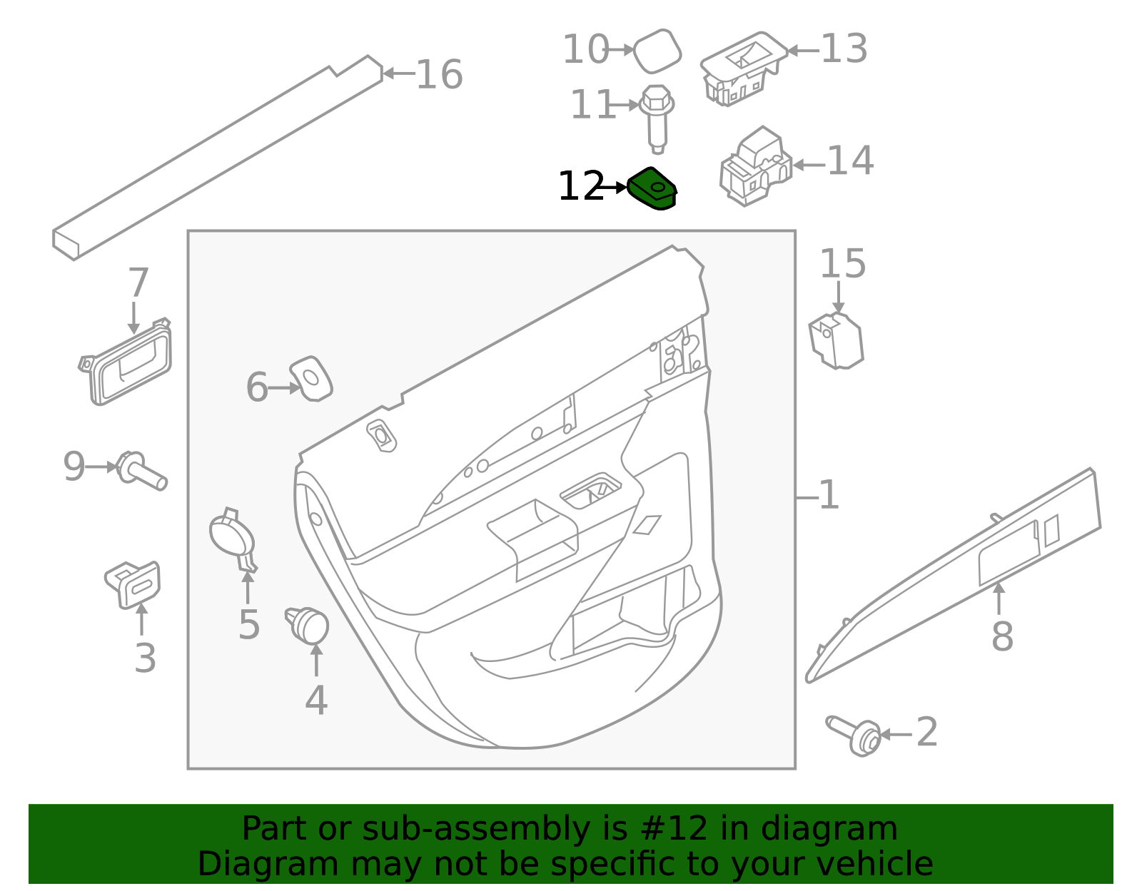 2010-2025 Ford Door Interior Trim Panel Nut W712827-S439 | OEM Parts Online