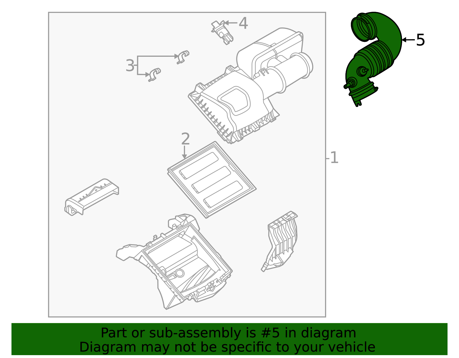 2021-2025 Ford Engine Air Intake Hose LC2Z-9B659-A | OEM Parts Online