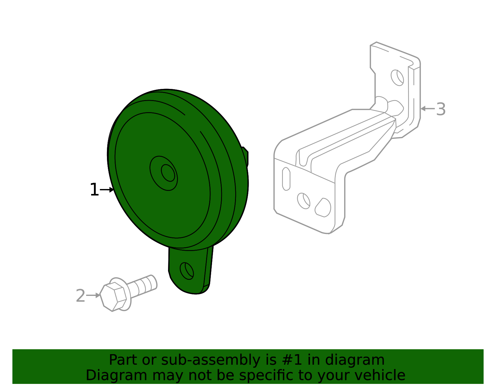 38100-TBA-A01 - Horn Assembly (Low) - 2016-2020 Honda Civic | Honda ...