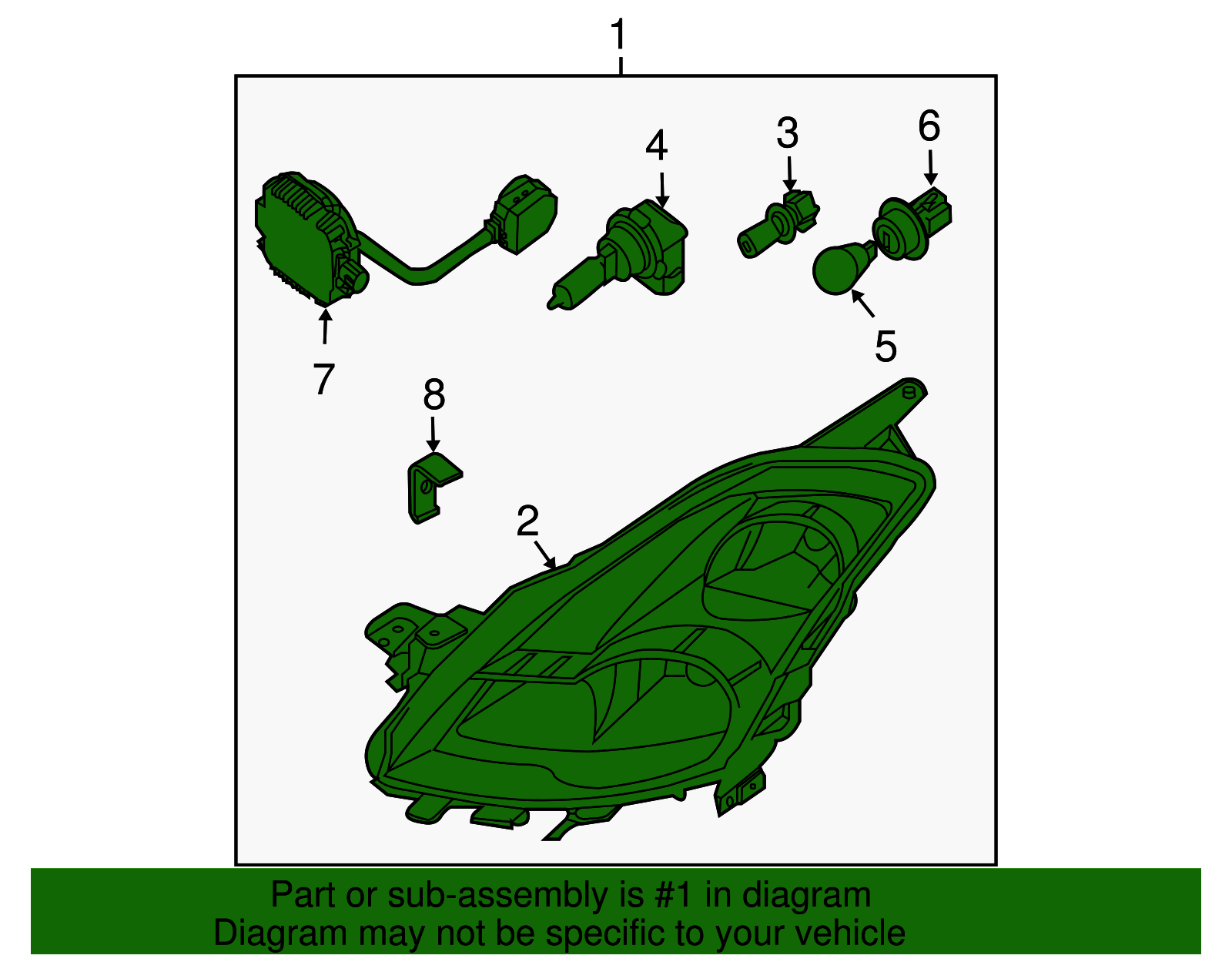 2008-2009 Nissan Altima Composite Assembly 26010-ZN50B | Bill Kay ...