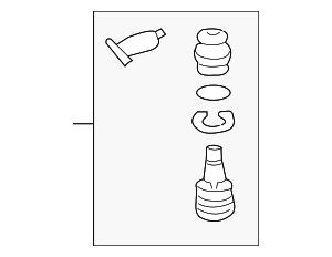 Genuine Official Toyota Upper Ball Joint (fits left or right, front ...