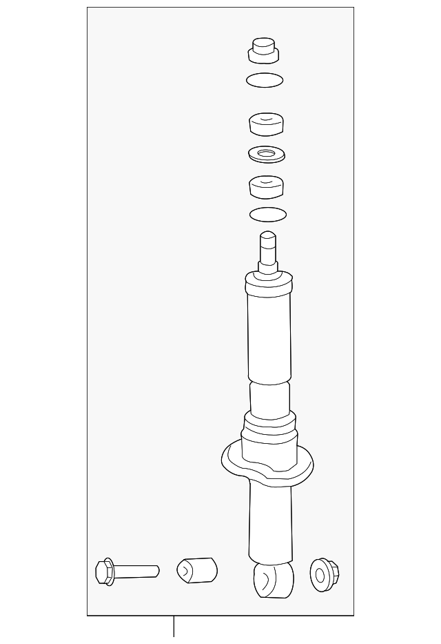48510-A9050 - Shock Absorber 1998-2004 Toyota Tacoma | Toyota San Diego ...
