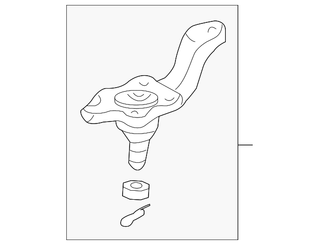 1995-2004 Toyota Tacoma Suspension Ball Joint (Left, Front, Lower ...