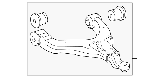 1995-2004 Toyota Tacoma Suspension Control Arm (Right, Front, Lower ...