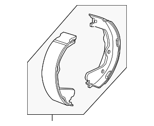 2011-2014 GM Rear Parking Brake Shoe 22937747 | Capital Chevy Parts