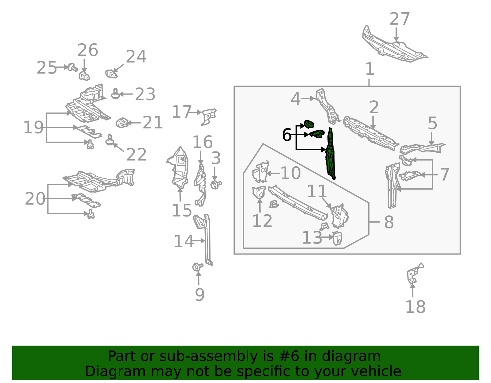2004-2009 Toyota Prius 2004-2009 Toyota Prius - Side Support 53202 ...