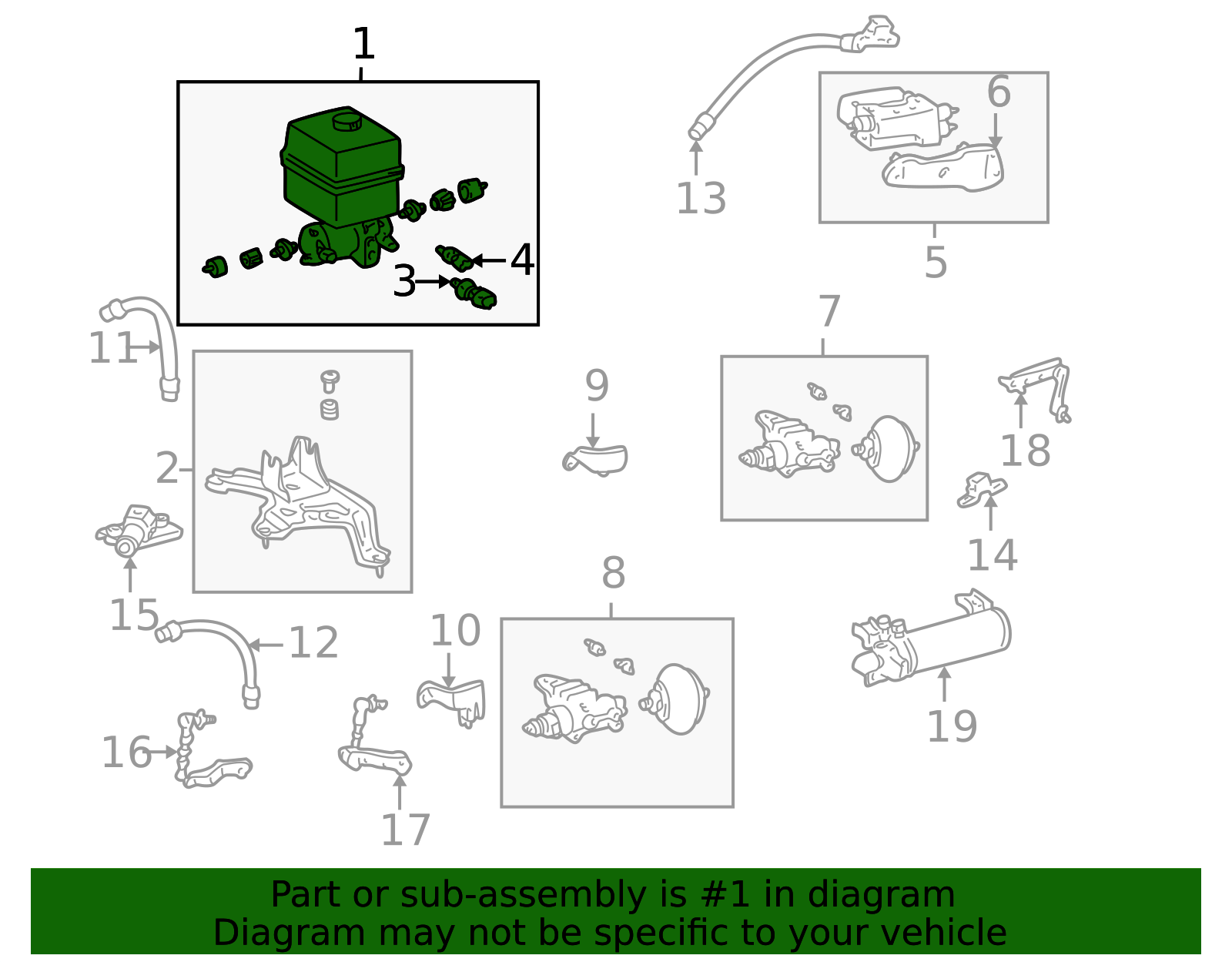 1998-2000 Lexus LX470 Actuator Assembly 48910-60010 | OEM Parts Online