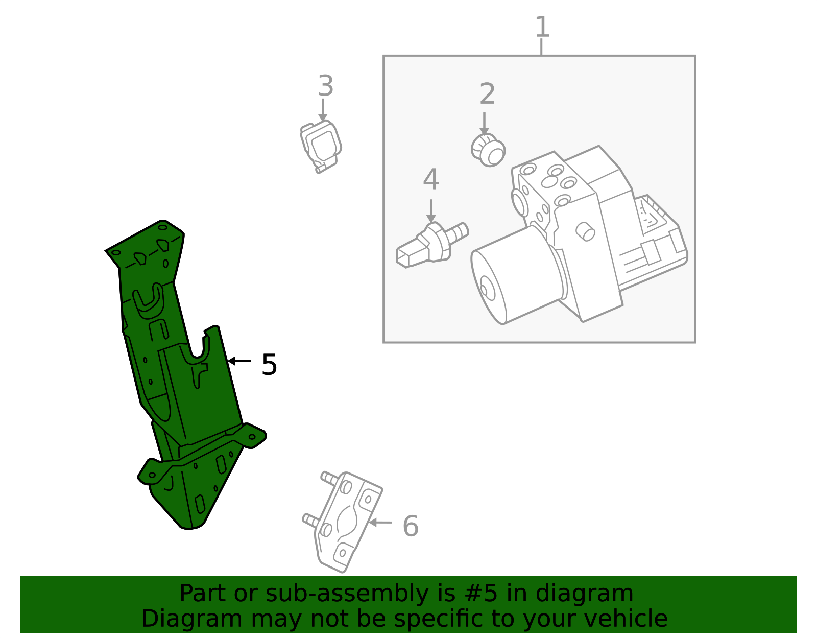 4E0-614-119-AD - High-Quality ABS Modulator Bracket for 2007-2009 Audi ...