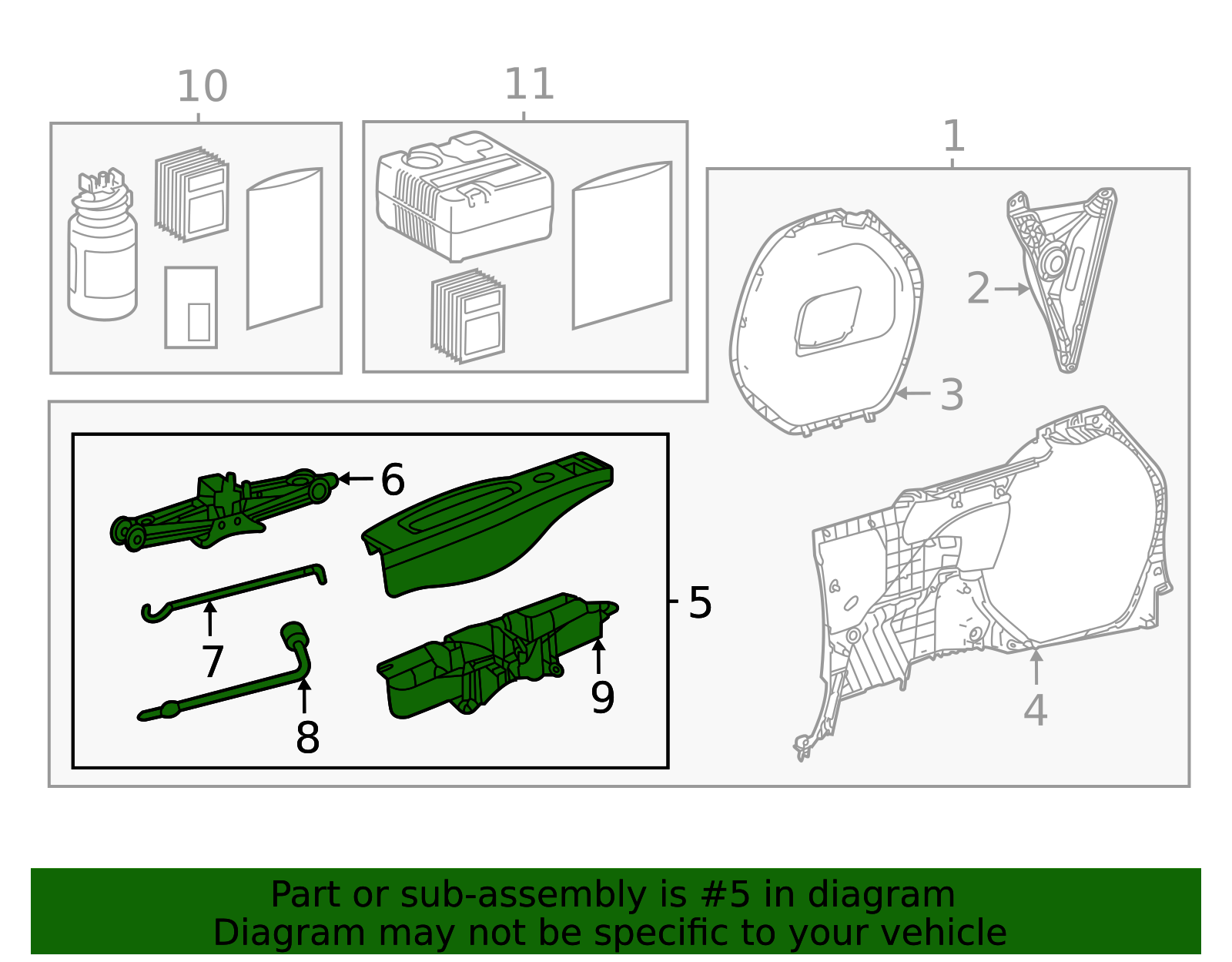 Genuine Official Toyota Tool Kit part# 09100-08010-C0 for 2021-2025 ...