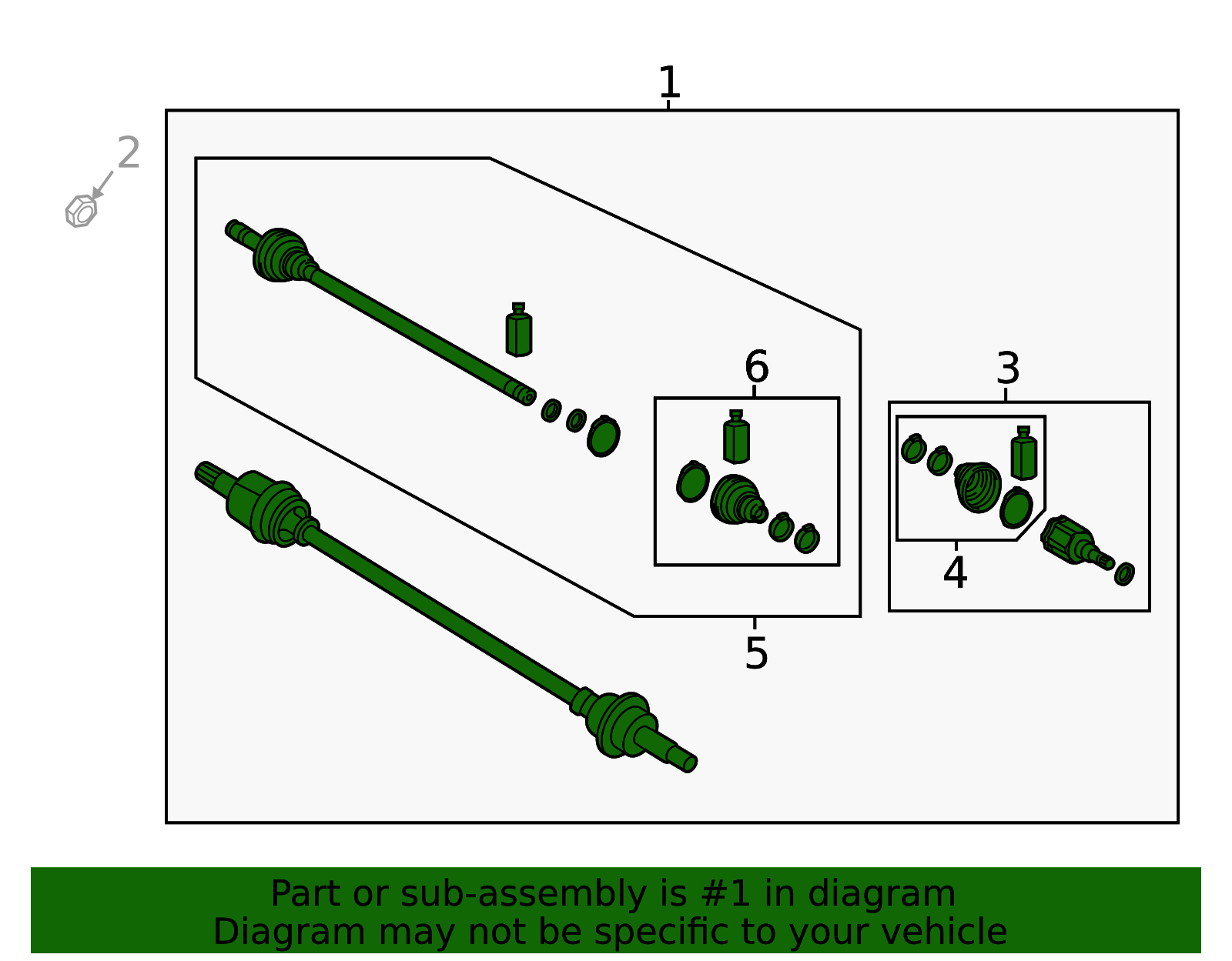 Hyundai - 49501-CW100 - Axle Assembly - 2022-2025 Hyundai Tucson | OEM ...