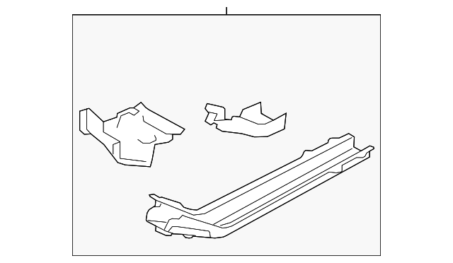 2018-2024 Subaru Front Rail Extension 51620FL1609P | Subaru Parts Store