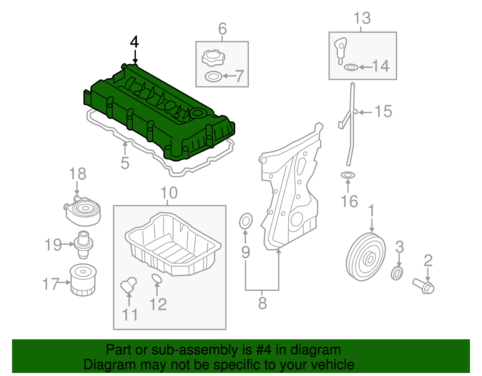 22410-2G100 - Valve Cover 2009-2016 Kia | Kia.Parts Store