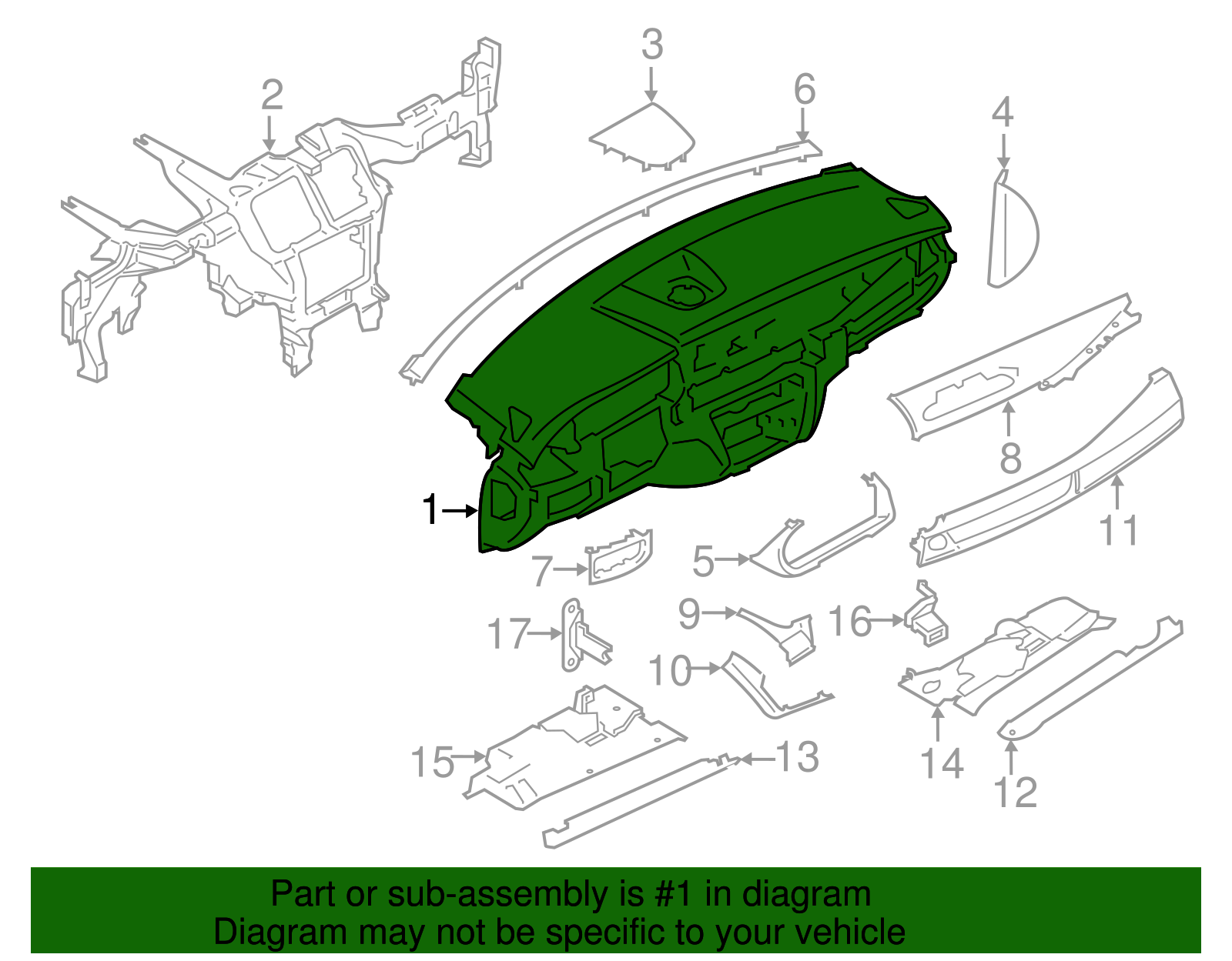 Genuine BMW 51-45-9-298-914 | Instrument Panel | FREE Shipping on Most ...