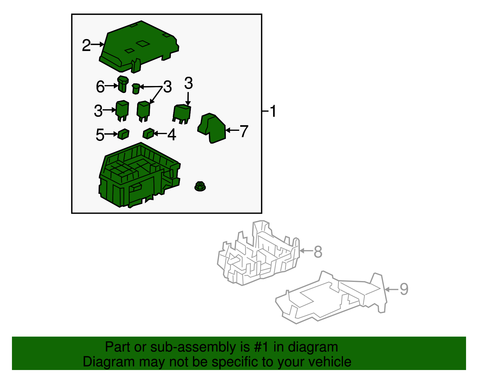 25918908 - OEM GM Fuse & Relay Box | GMPartsCenter.net | GM Parts Center