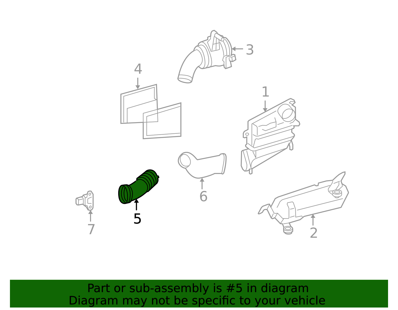164-505-17-61 - High-Quality Engine Air Intake Hose for 2007-2011 ...