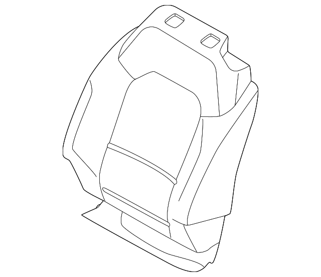 2021 Ford Bronco Seat Back Cover M2DZ-7864417-CC | Ford OEM Parts Outlet