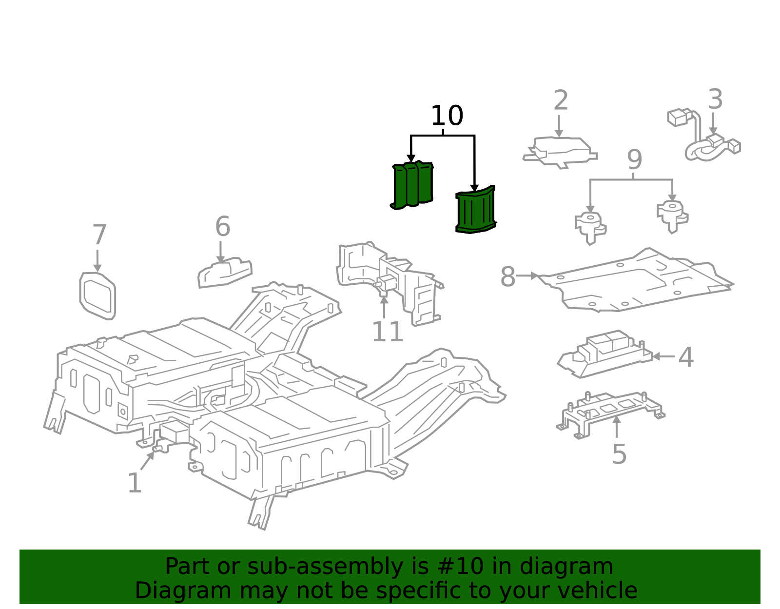 2016-2018 Toyota RAV4 Support G920B-48010 | Toyota Parts Center