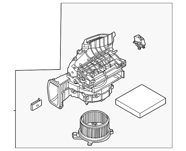 2020-2025 Nissan Sentra Blower Assembly 27200-6LB0A | My Nissan Part