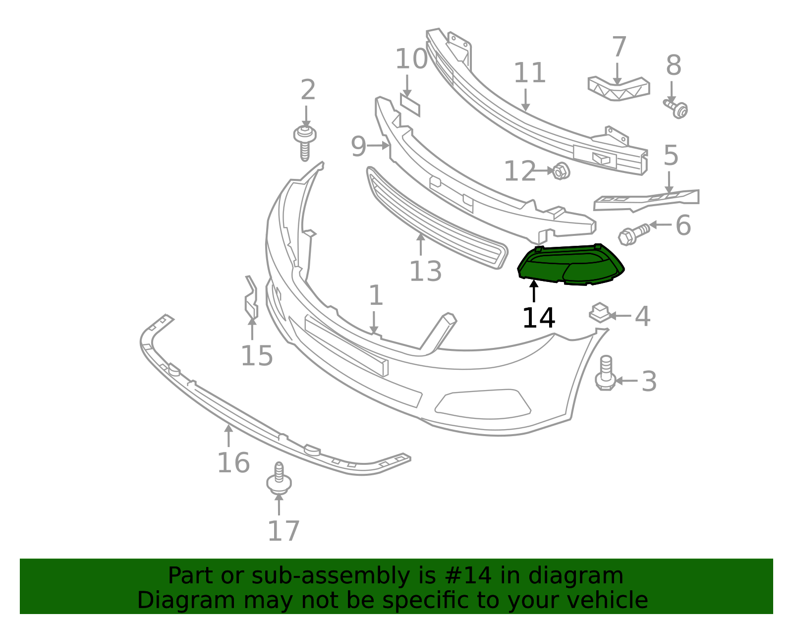 86563-2G500 - Outer Grille 2009-2010 Kia Optima | Kia.Parts Store
