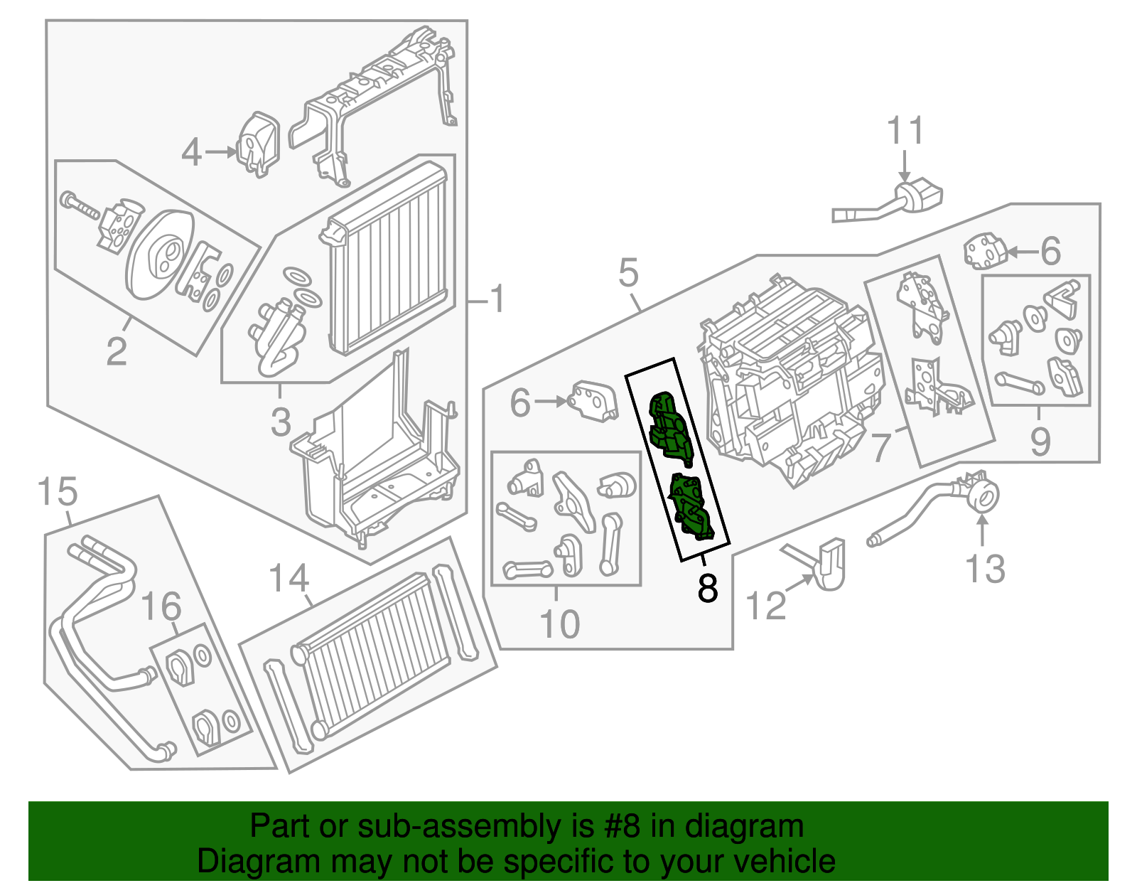 4H0-898-965 - Adjust Motor Mount Kit 2011-2018 Audi | Audi OEM Parts