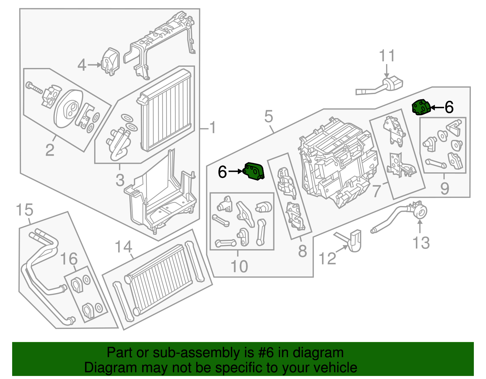 2011-2018 Audi Adjust Motor 4G0-820-511 | Genuine Audi Part