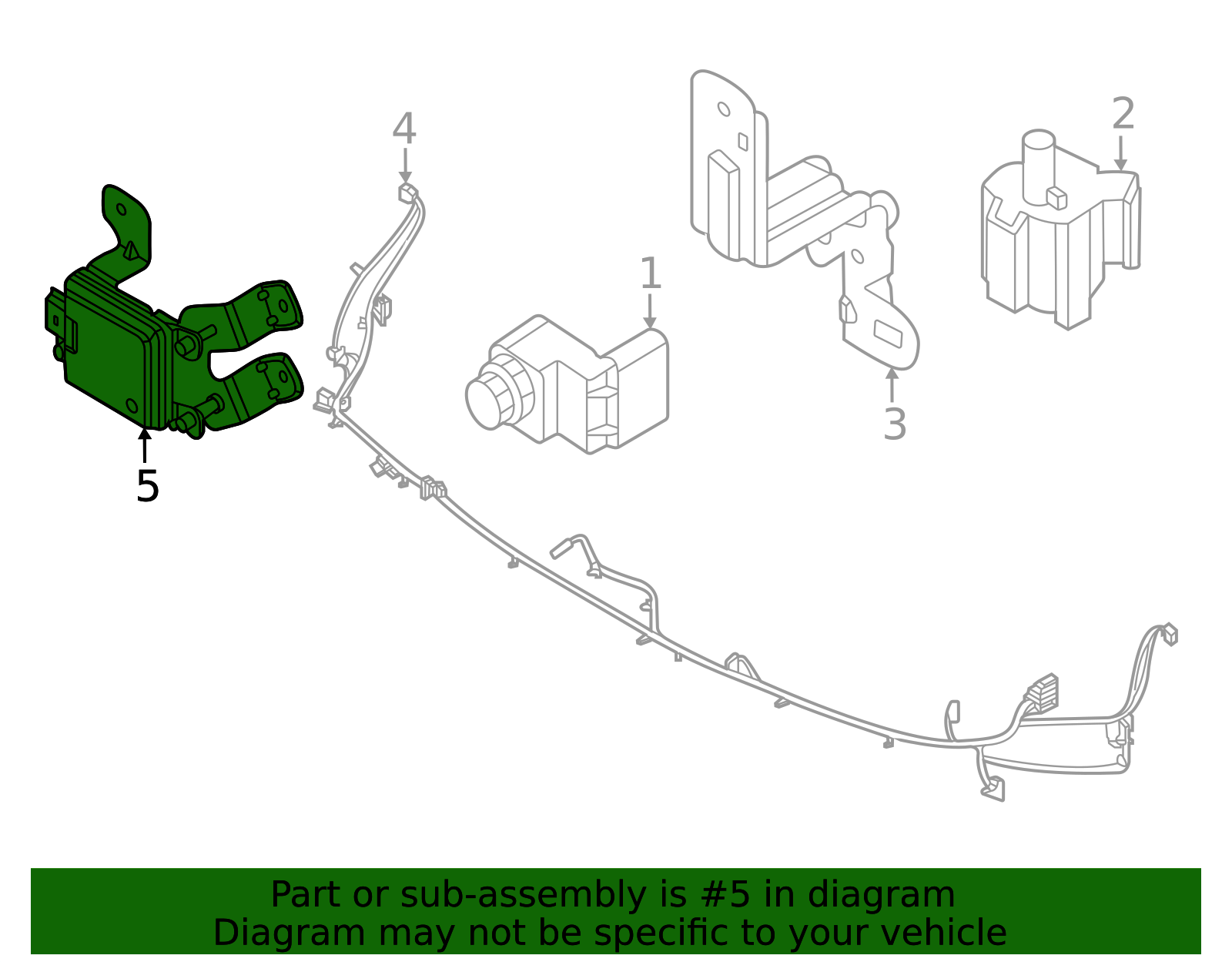 2021-2024 Kia K5 Distance Sensor 99110-L2100 | TascaParts.com