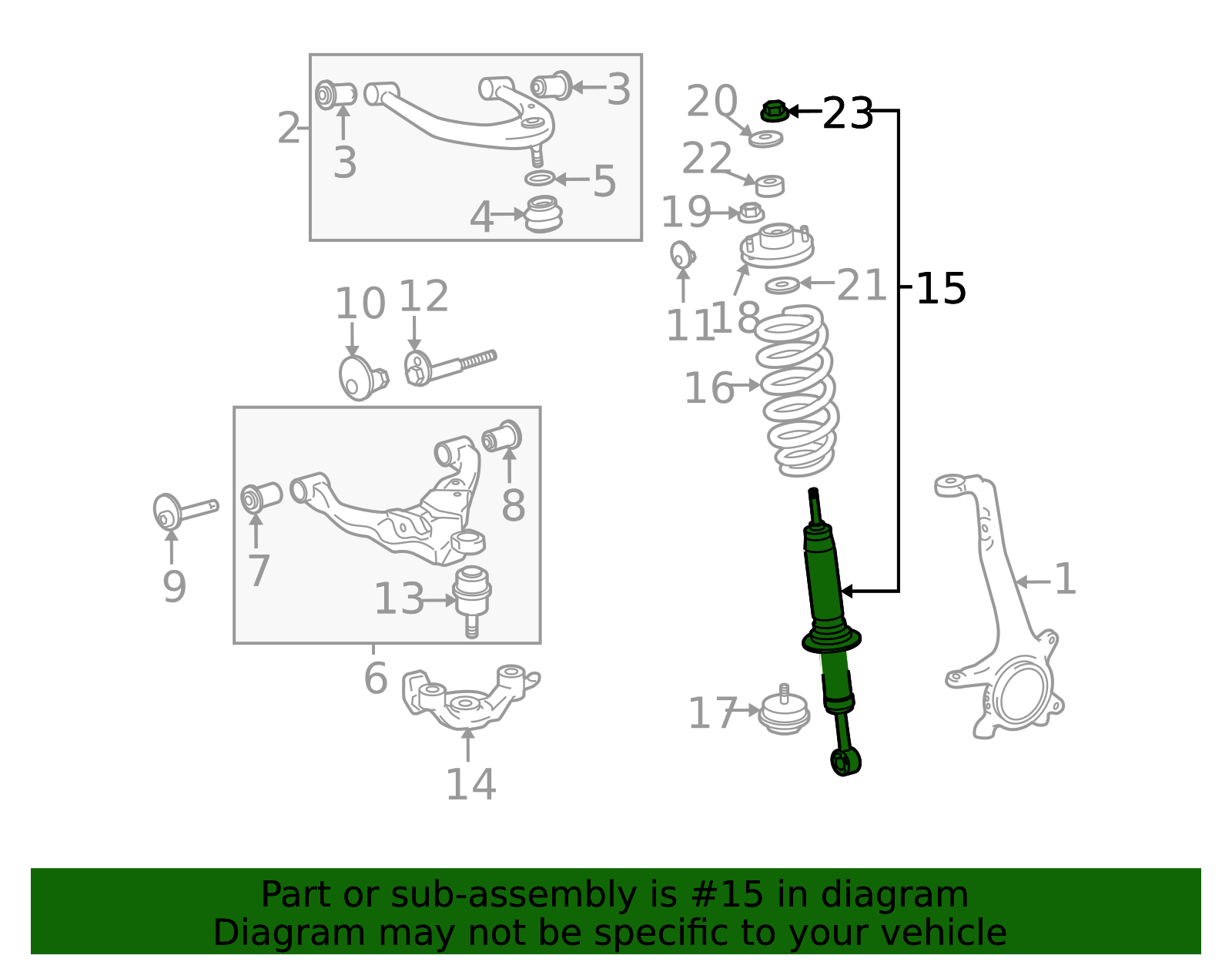 2005-2012 Toyota Tacoma 2005-2012 Toyota Tacoma - Shock Absorber 48510 ...