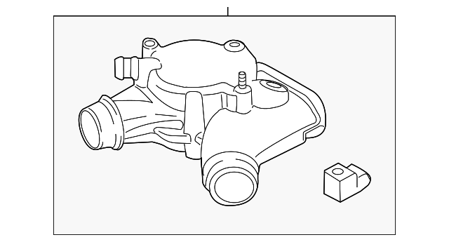 11-53-7-838-480 - Thermostat Housing - 2008-2013 BMW M3 | BMWPartsHub