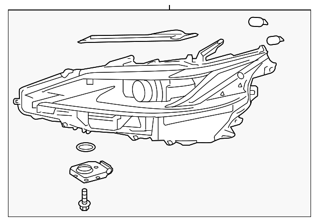2022-2025 Lexus Composite Headlamp 81110-06G50 | OEM Parts Online