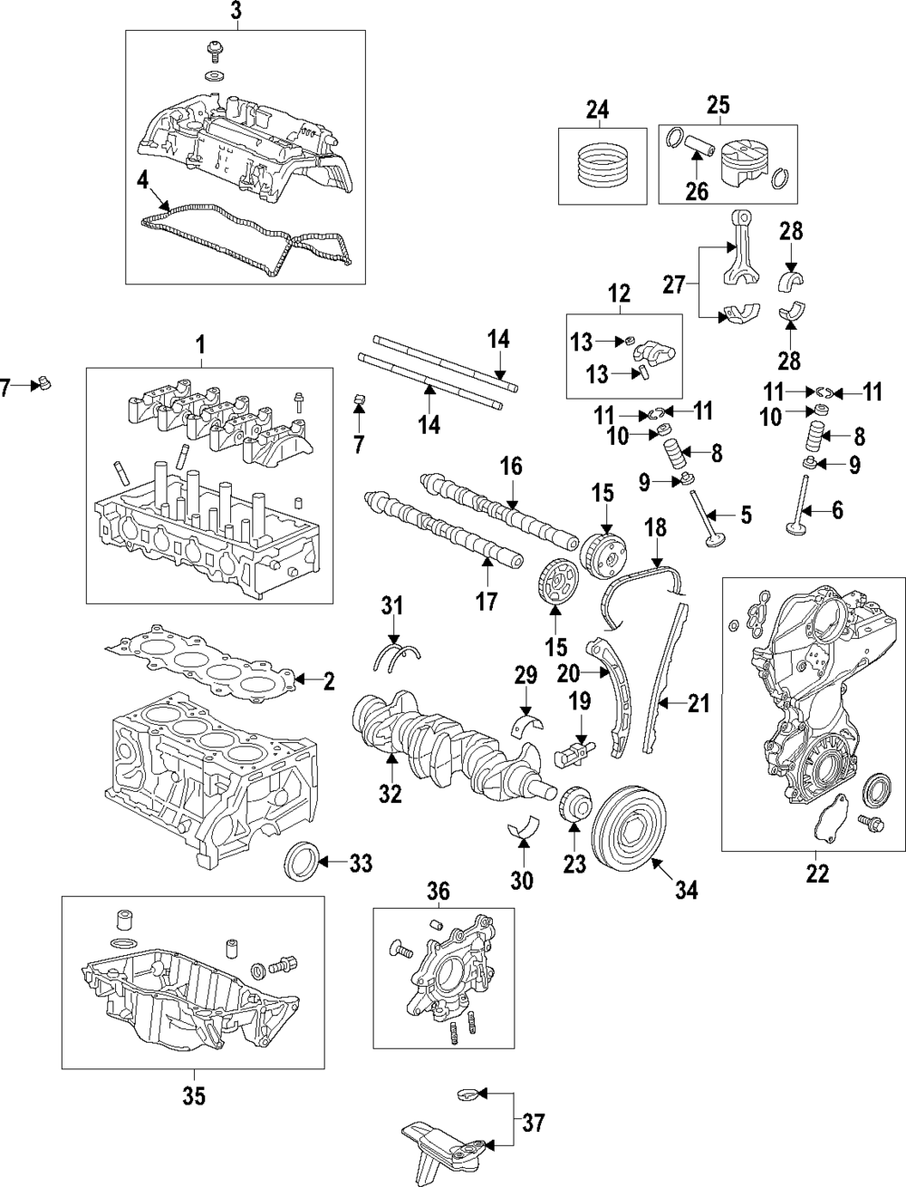 13323-6A0-A01 - Upper Bearings 2017-2025 Honda | Honda Parts Online