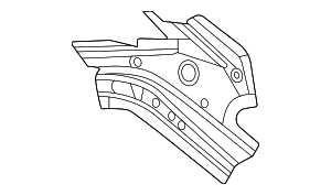 2016-2020 Toyota Mirai Upper Reinforced 61626-62010 | Toyota Parts Center