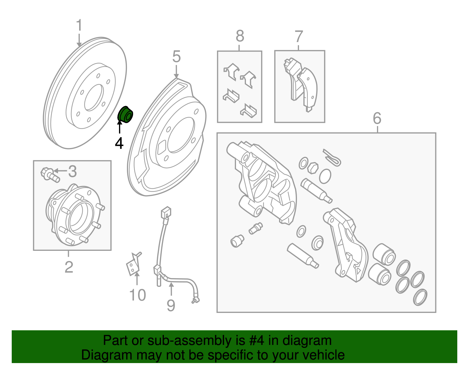 2009-2025 Nissan Axle Nut 40262-EG01A | Nissan Parts Central