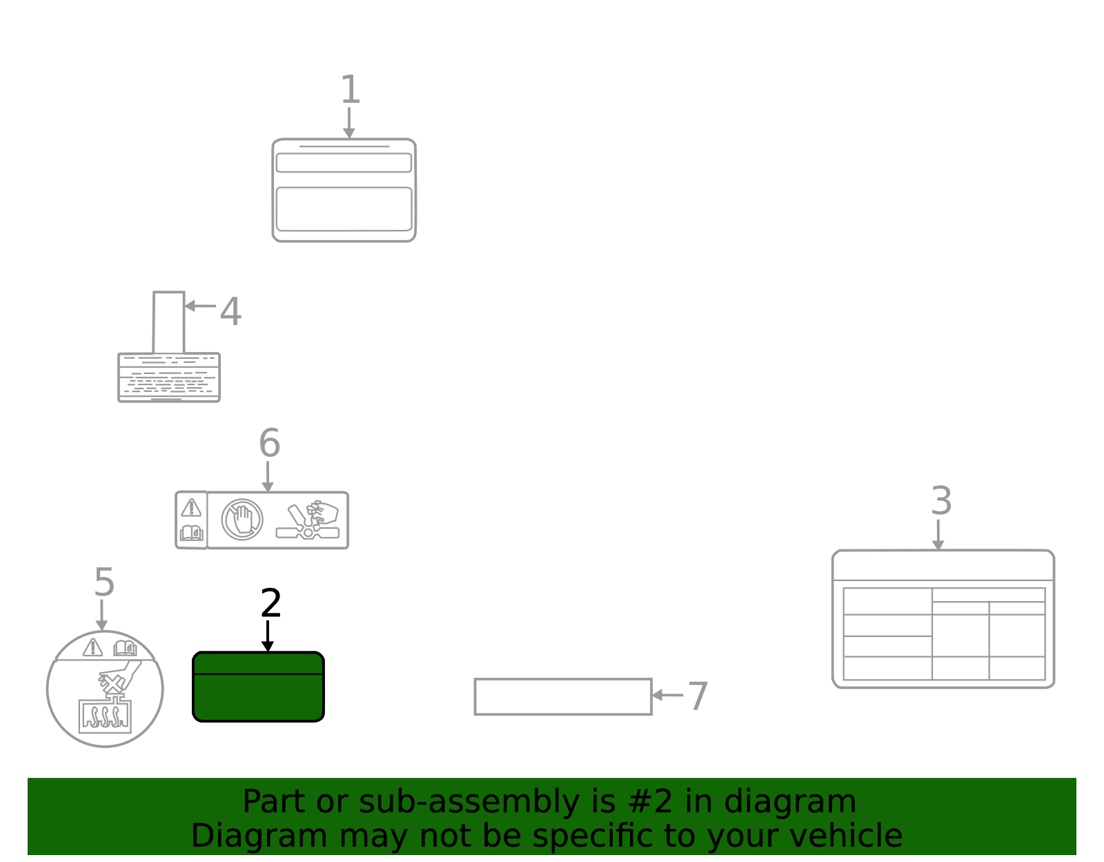 97699-P2030 - AC Label 2021 Kia Sorento | Kia.Parts Store