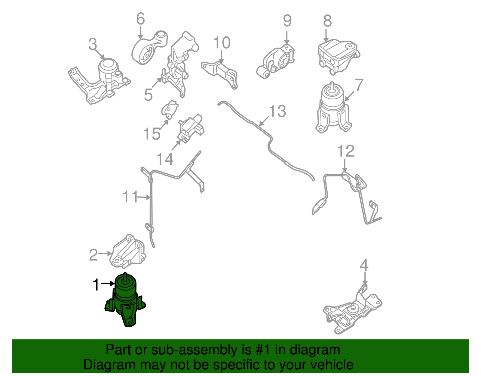 11270-9N00B - Front Mount - 2007-2014 Nissan | Conicelli Nissan