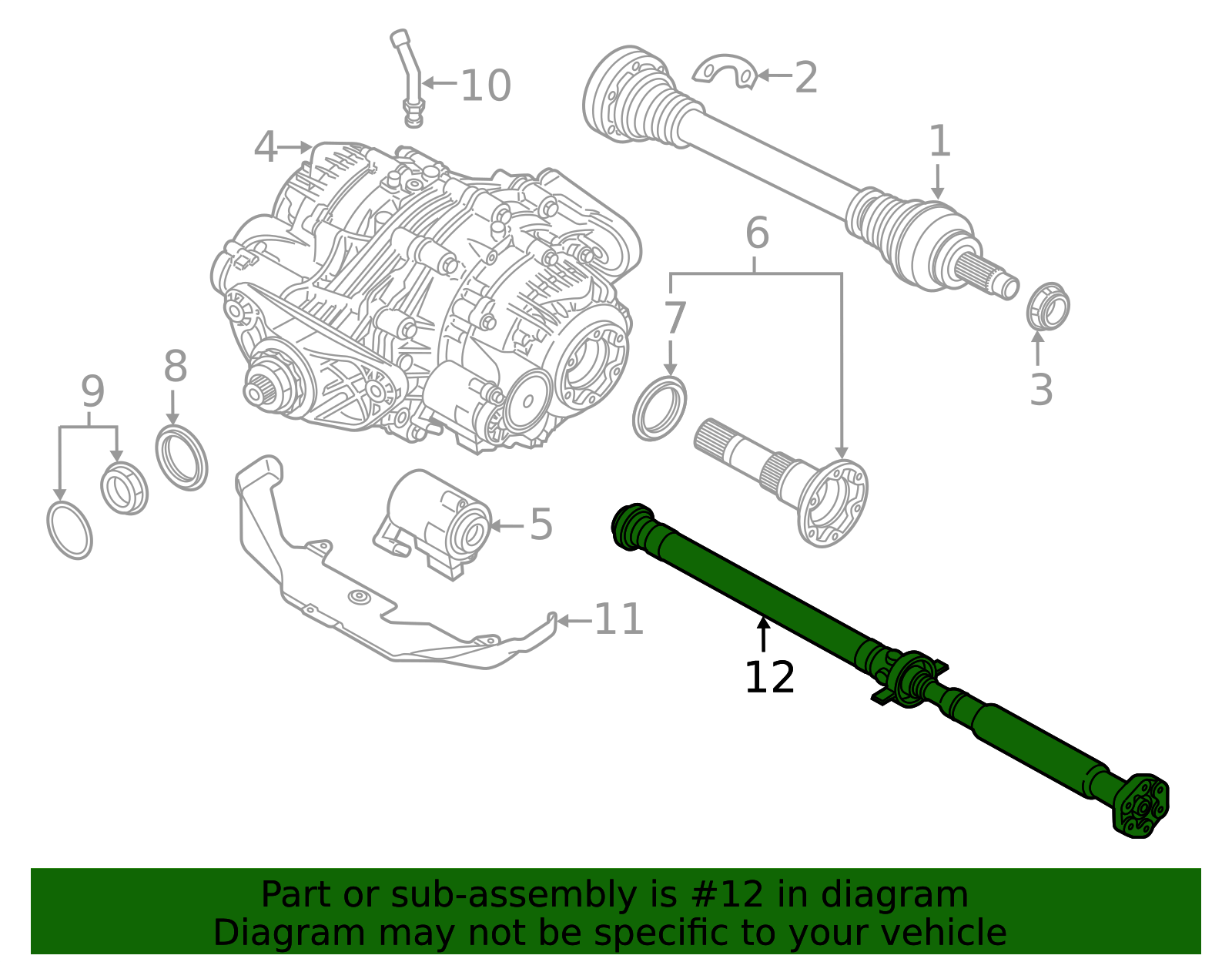 26-10-7-850-370 - 2015-2019 BMW - Drive Shaft | BMWPartsHub