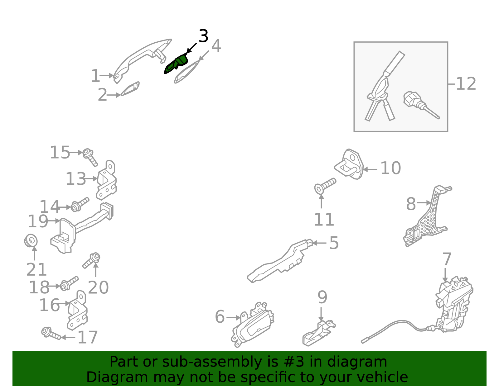 Genuine Cap for 2020-2025 Hyundai Sonata | Part# 82652-L1100 | Hyundai ...
