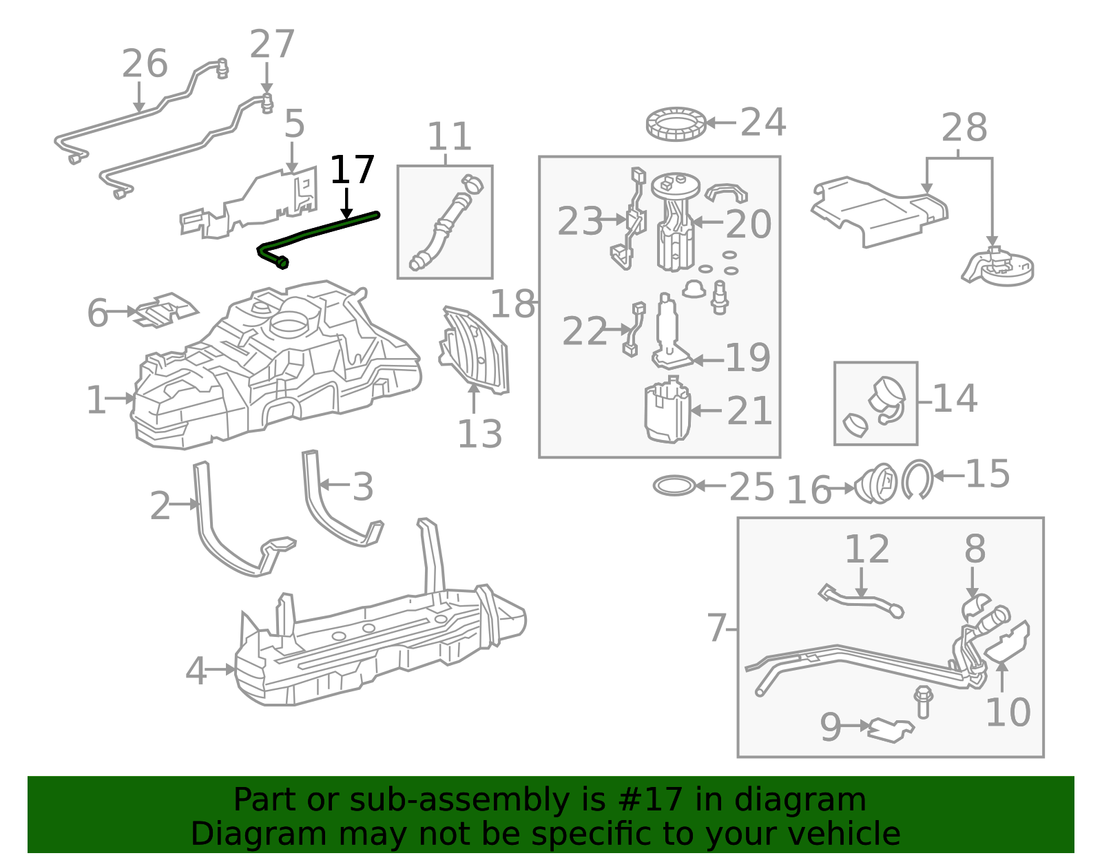 77012-35090 - High-Quality Fuel Tank Vent Hose for AutoNation Parts