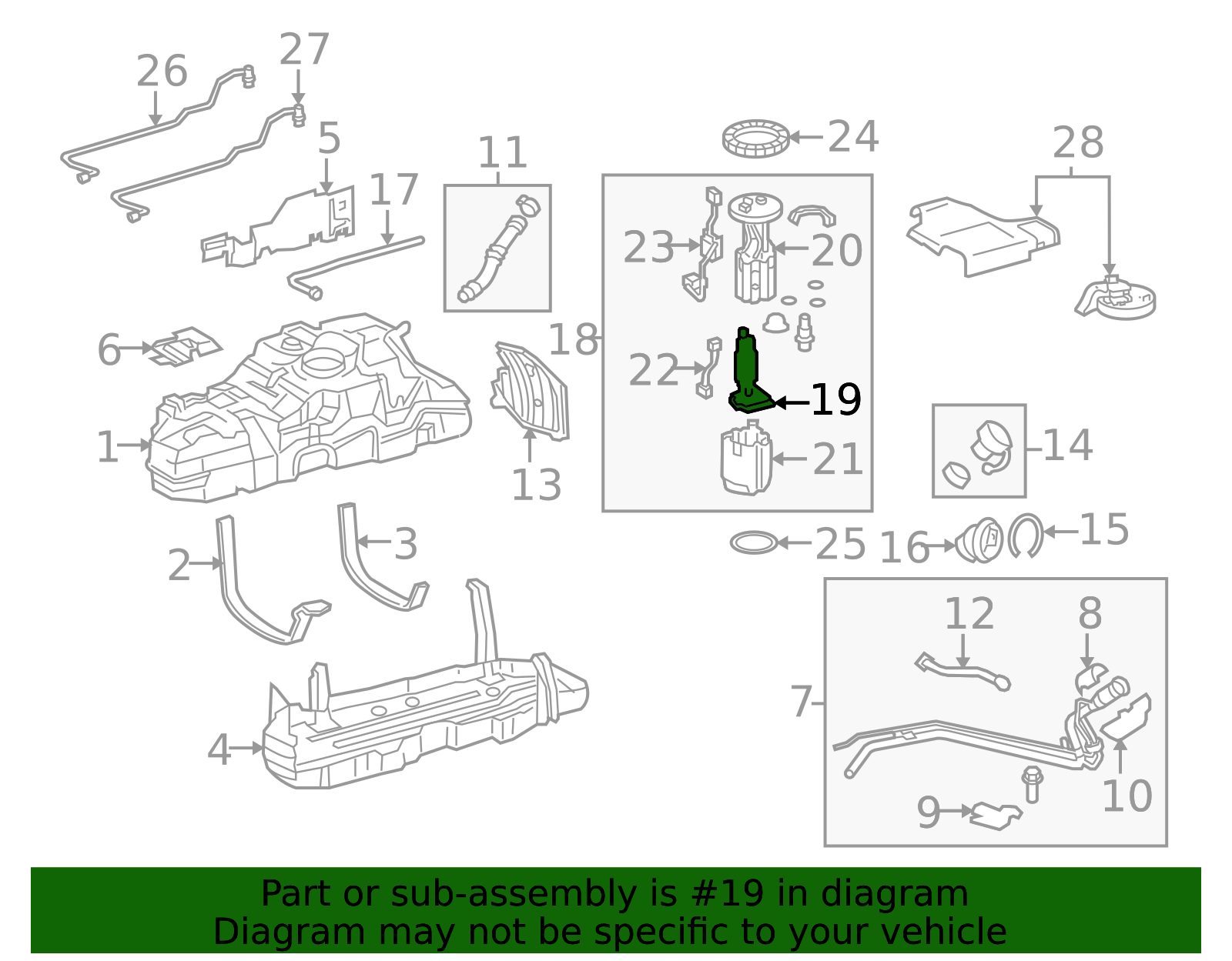 23220-31430 - Fuel Pump 2010-2024 Toyota | Longo Toyota Parts