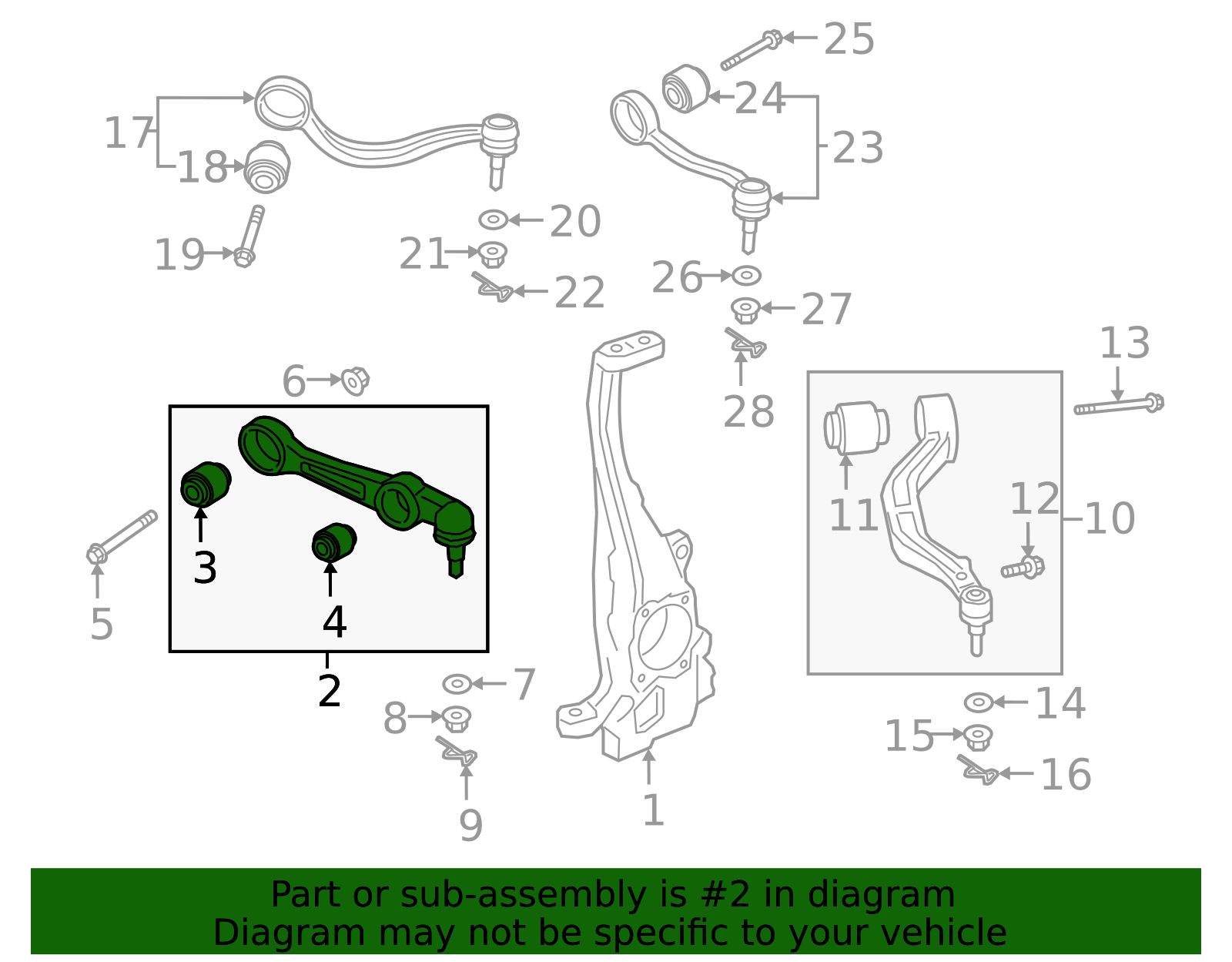 54500-J6000 - Ft Lower Control Arm 2019-2020 Kia K900 | Kia.Parts Store