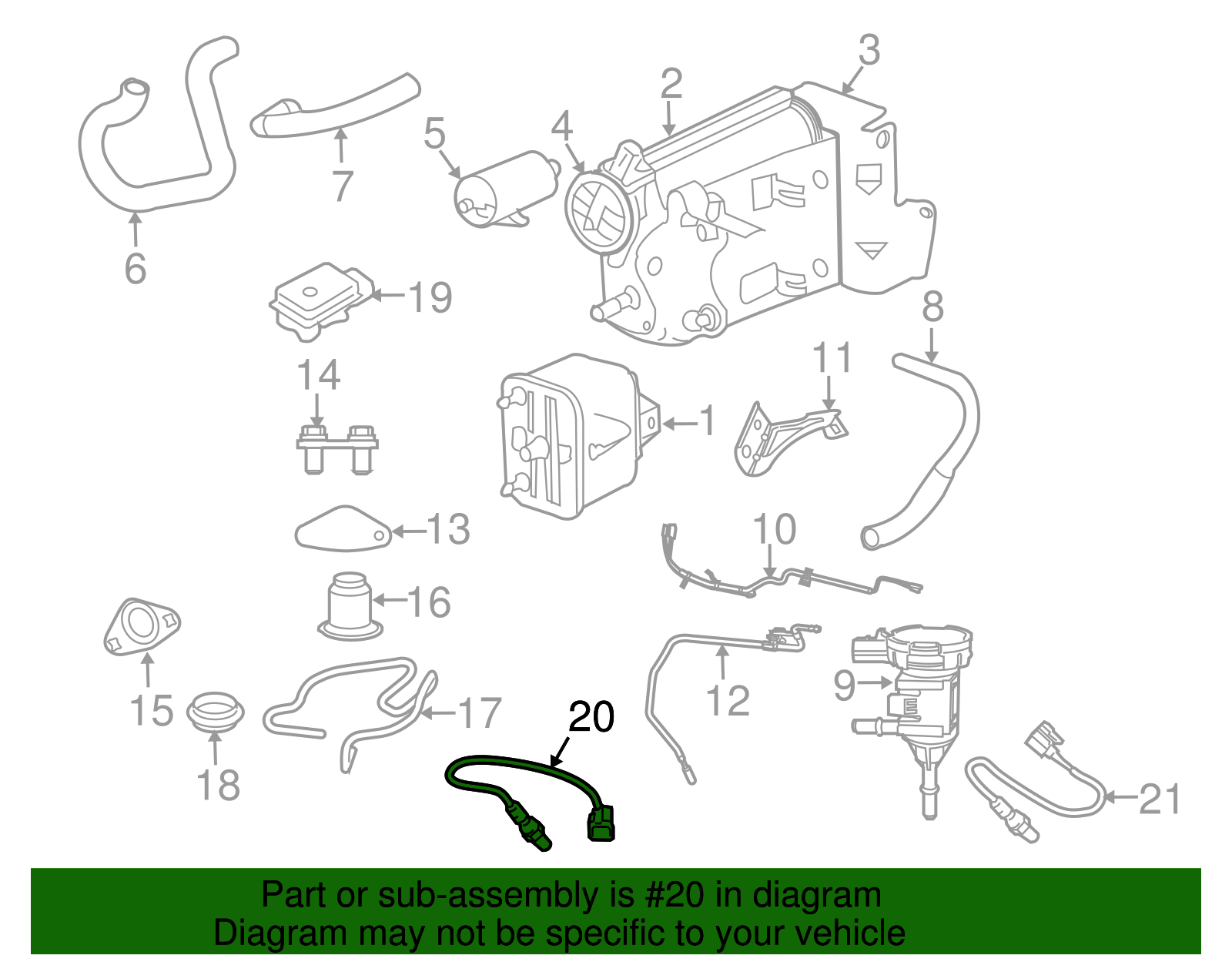 2003-2013 Mopar Oxygen Sensor 56029049AA | Mopar Parts Canada
