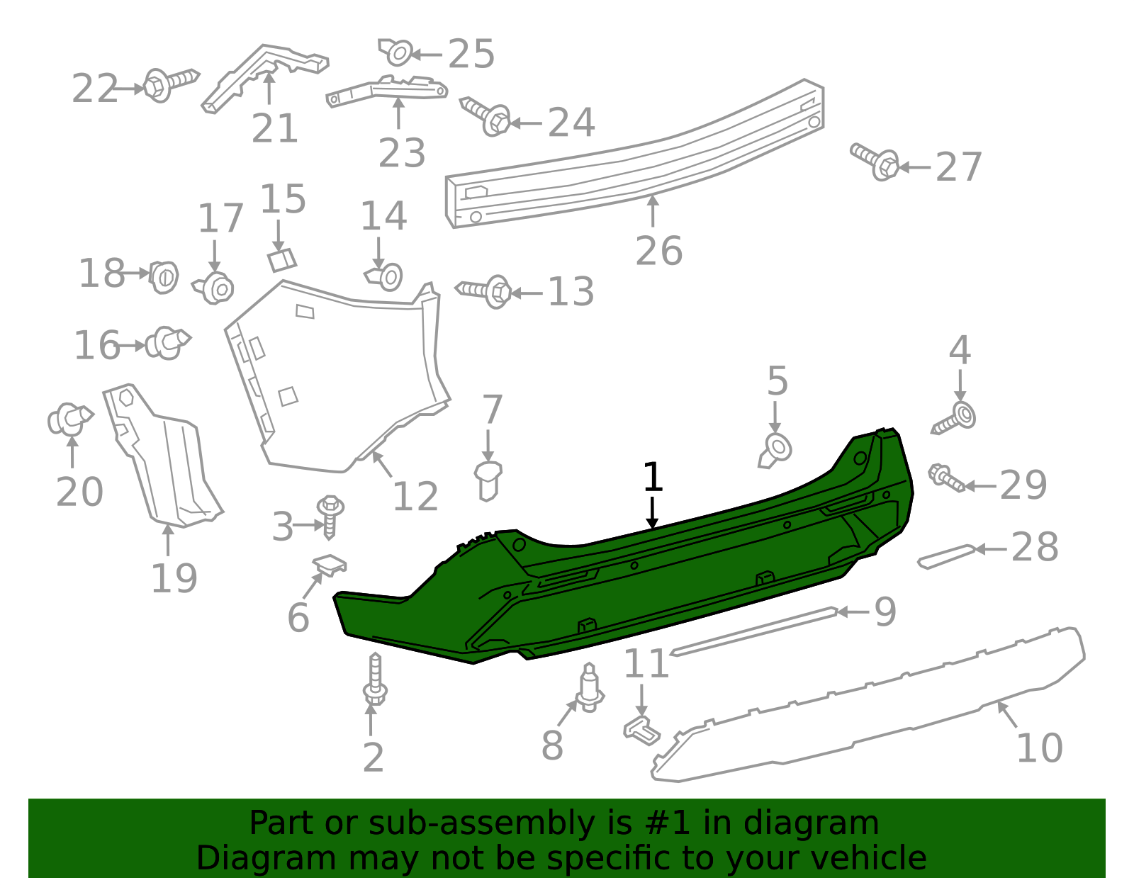 2019-2025 Toyota RAV4 Bumper Cover 52159-0R190 | MotorMotor