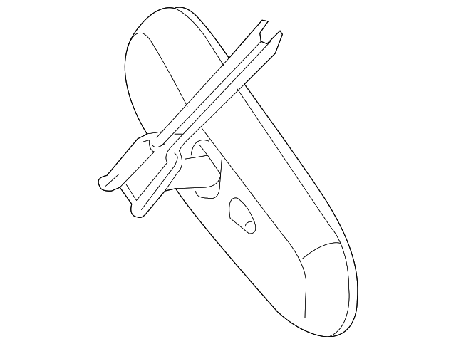 2013-2019 Nissan Frontier Interior Rear View Mirror 96321-9BF0A ...