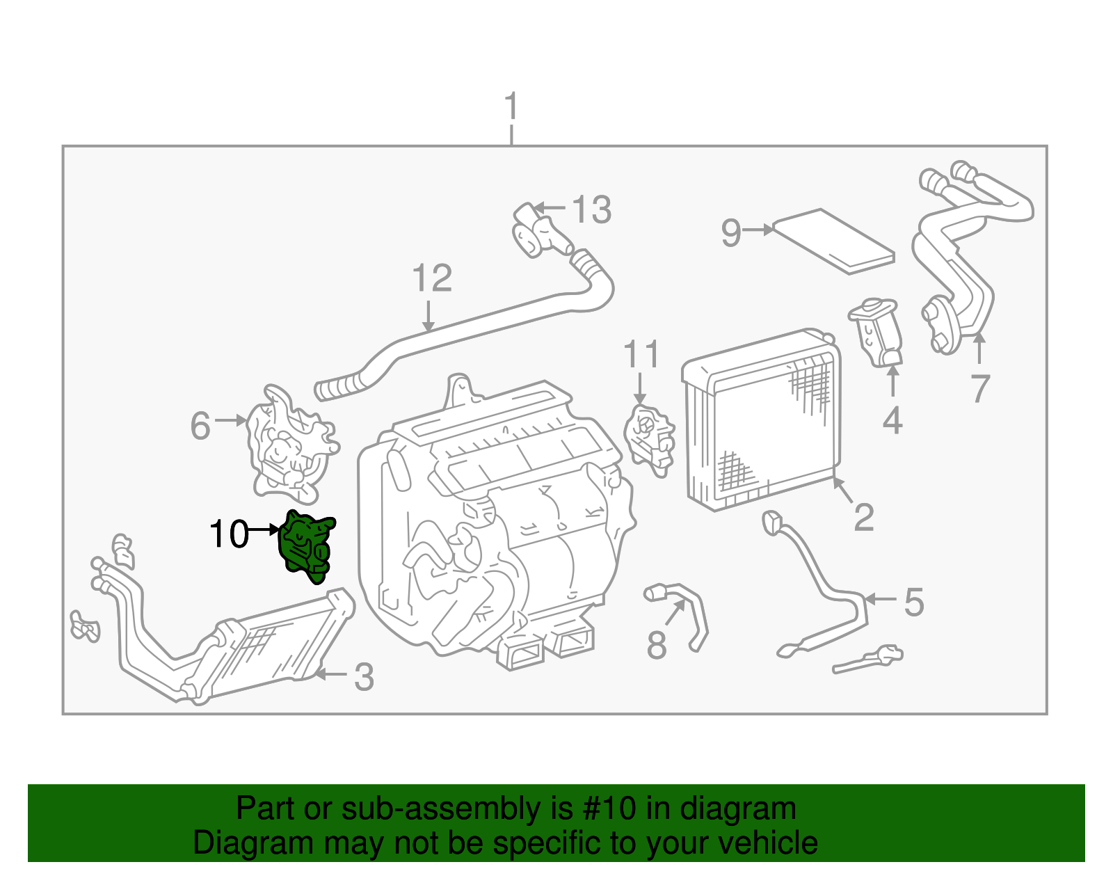 2000-2004 Toyota Avalon Servo 87106-07071 | Toyota Parts Center