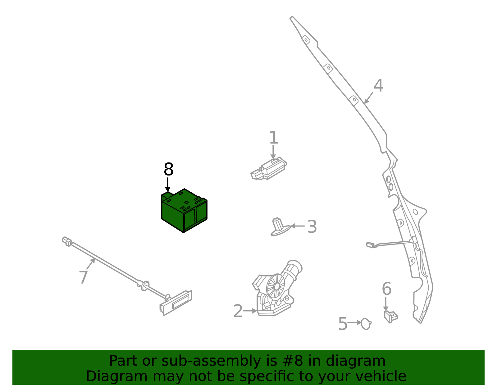 2021-2025 Nissan Switch 25140-6RA0A | Hoffman Nissan Parts