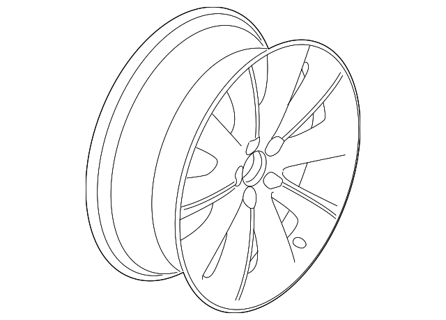 2013-2019 Ford Flex | Wheel, Alloy | DA8Z-1007-D | Walls' Ford Parts